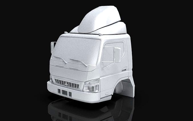MITSUBISHI FUSO POLYGON AND 3D PRINT MODEL | 3D