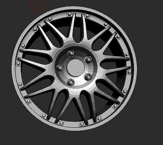 Motegi Mesh Wheels 3D Print Ready Rims | 3D model