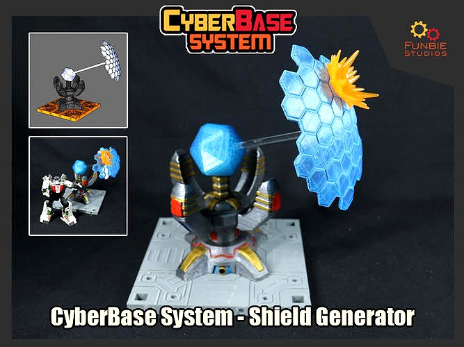 CyberBase System Shield Generator for Transformers | 3D model
