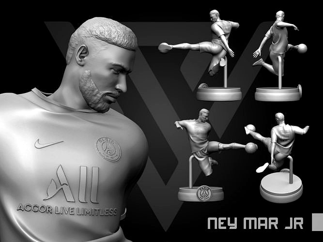 Neymar JR 3D Printable 3s | 3D model