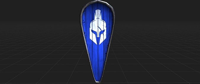 Long Shield 3d model