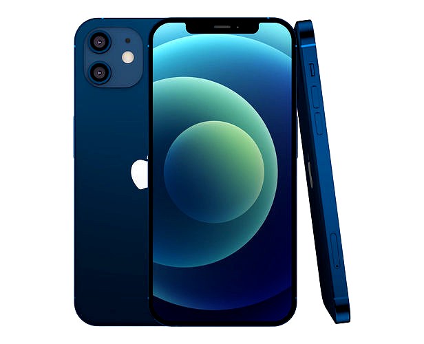Apple iPhone 12 Blue 3d model