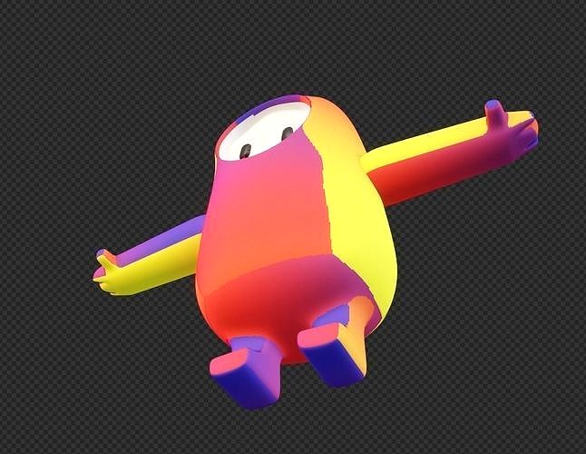 Fall Guy model 3D