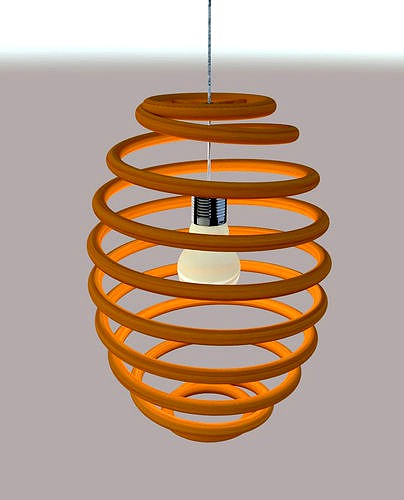 Lamp shade 3D print model