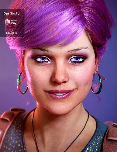 Teen Jane Character Bundle 3d model