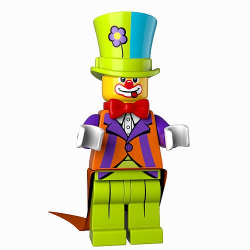 Lego Party Clown 3d Model