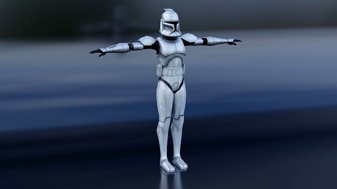 Clone Trooper Character 3d model
