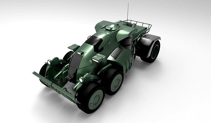 Modern Military Vehicle 3d model