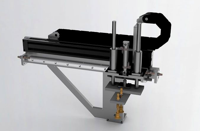 Loading and unloading mechanism 3d model Loading and unloading mechanism 3d model