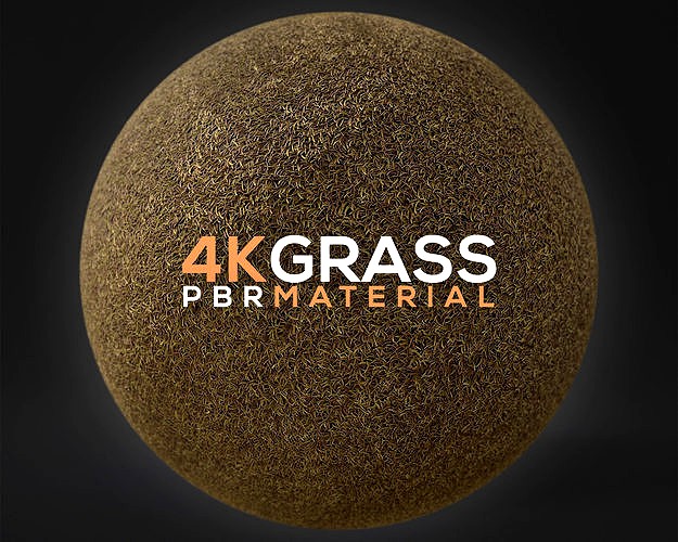 Grass Material 4K - G2 - fall gras 3d model