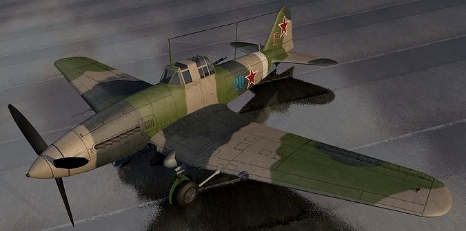 Ilyushin IL-10 3d model