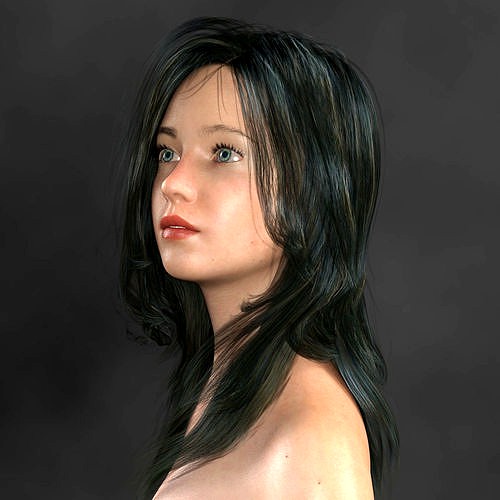 Eliska V3 And High Quality Textures For G8 Female 3d model
