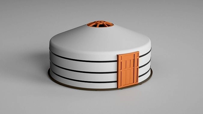 Mongolia Home - Mongol ger 3d model