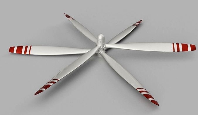 Fan 03 UAV drone propeller 3d model