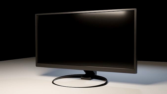 Simple Computer Monitor 3d model