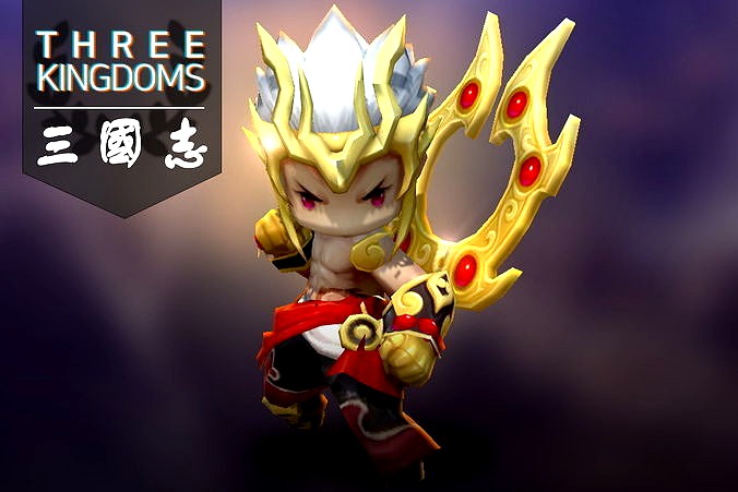 Three kingdoms - Asura 3d model