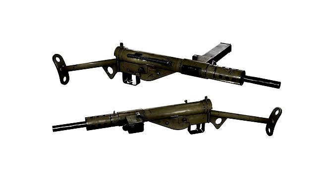 Sten Mk2 3d Model