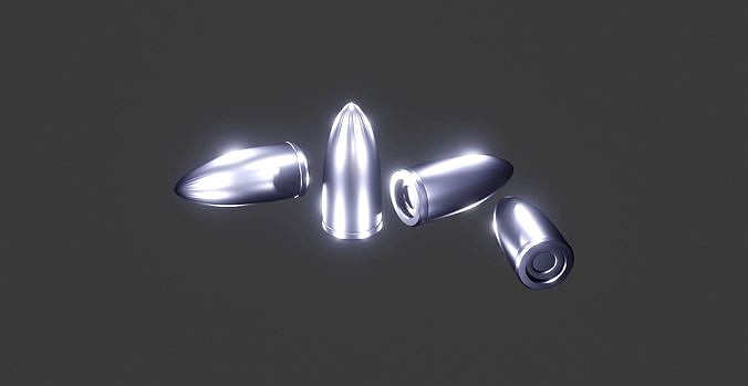 Mechanical Gun Bullets 3D model