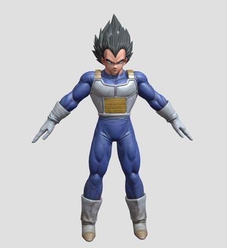 Vegeta jump force 3D model