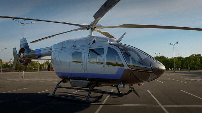 helicopter 3D model