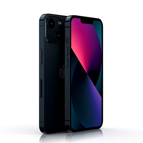 Apple iPhone 13 mini Midnight 3d model