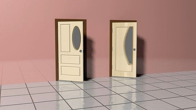 doors set 3d model