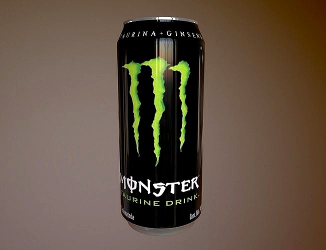 Monster Energy Drink Can 3d model