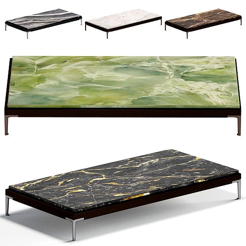 Minotti Patio Table 180 cm 5 Colors Version 3d model