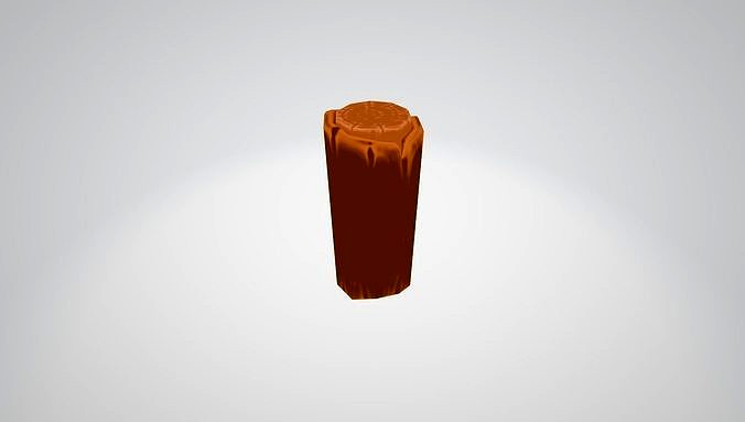 Stylized Log 3d model