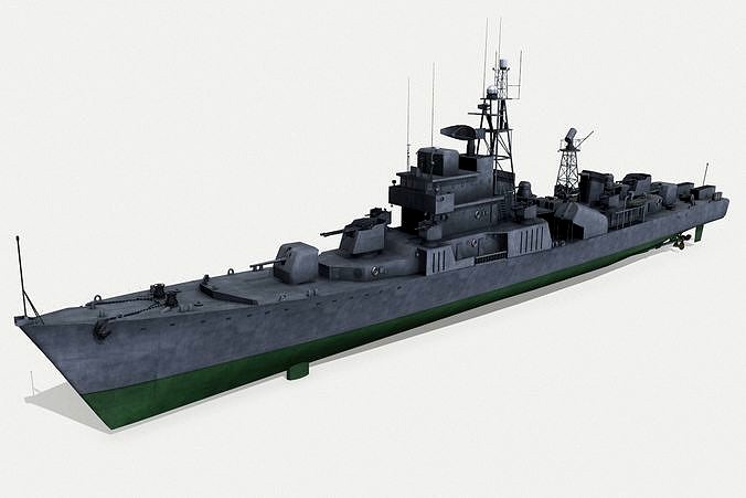 Najin-class frigate 3d model