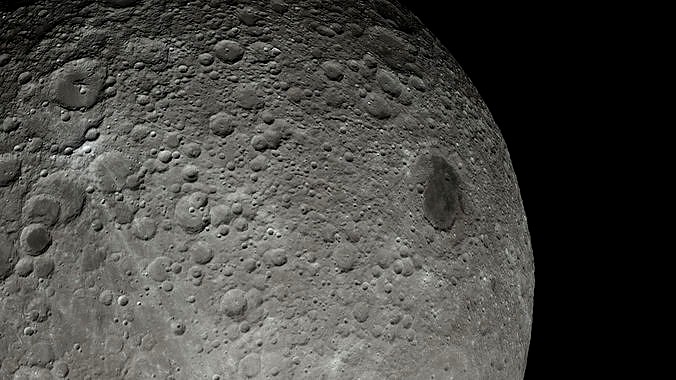 Detailed Moon with accurate color and displacement maps 3d model