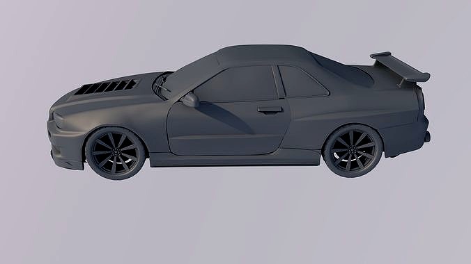 r34 skyline 3d model