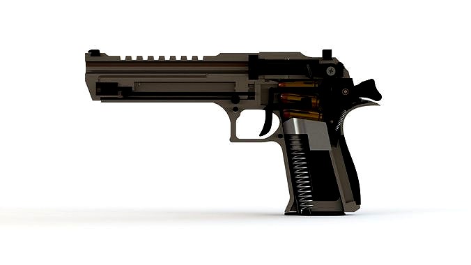 Desert eagle assembly 3d model