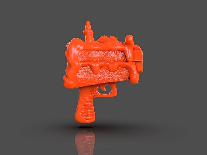 TMNT Cake Gun Scratch 3d model