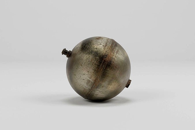 Metallic Ball Float air sphere compressor model 3d