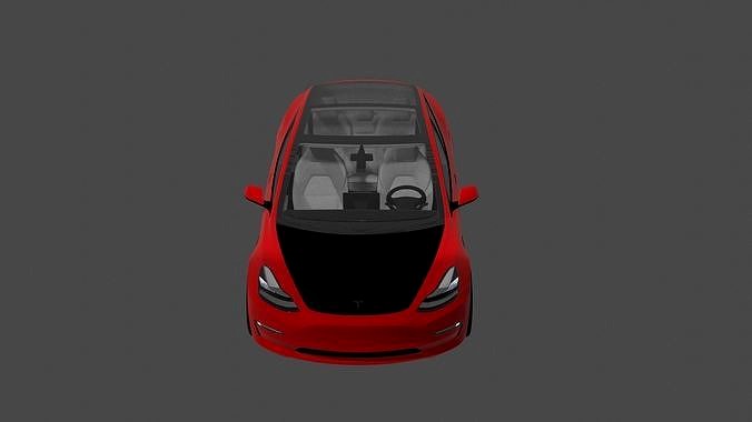 Tesla model 3 custom 3d