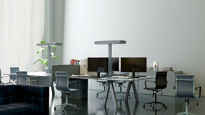 Modern 3D Office Room model