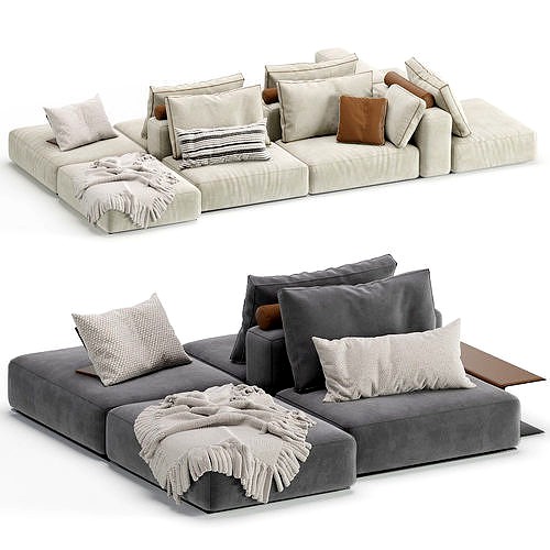 Westside Modular Sofa Poliform 3d model
