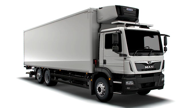 MAN TGM Refrigerated Rigid 2019 3d model
