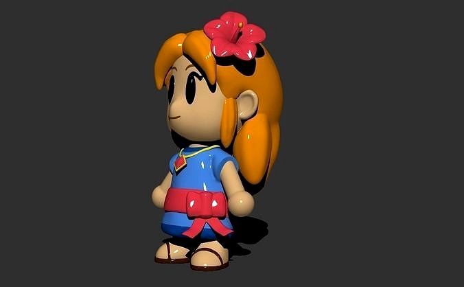 Marin - Zelda Awakening 3D Model