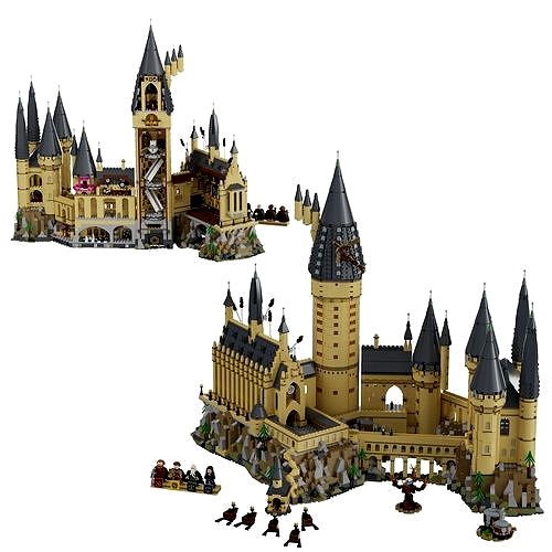 Lego - 71043 Hogwarts Castle 3d model