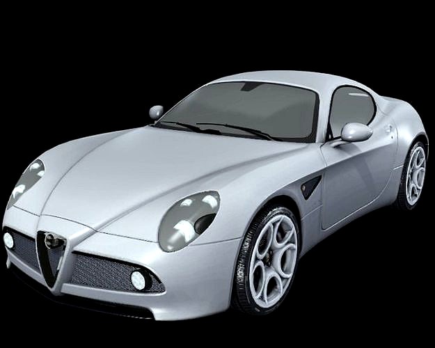 Alpha romeo 3d - game creation - animation-iclone -unreal-unity model