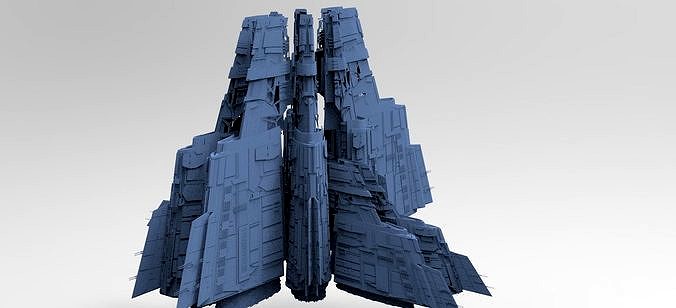 Alien Ship pyramid Ship Stargate 2 3d model