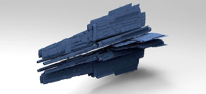 Alien Ship pyramid Ship Stargate 3d model