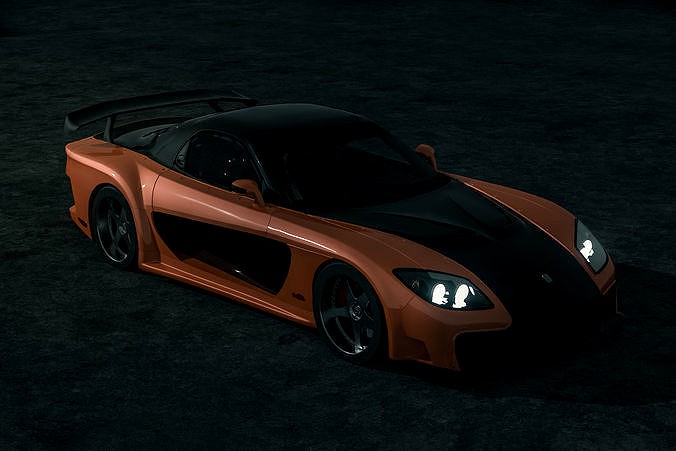 Mazda RX-7 Veilside Fortune 3d model