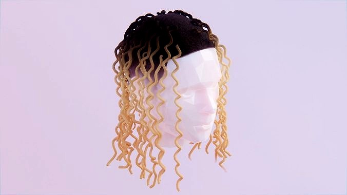 Wavy Dreads Inspired by Lil Durk 3d model