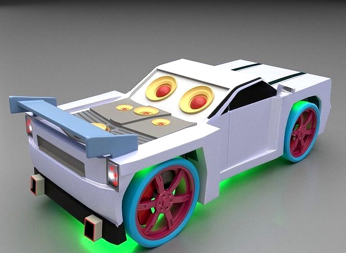 CAR BASSLINE HOT WHEELS ACCELERACERS 3d model