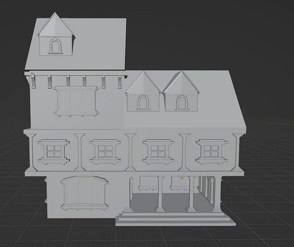 House02 - Non textured 3d model