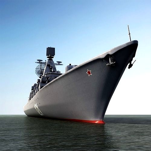 Moscow missile Cruiser 3d model