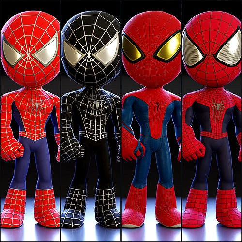 Teen Spidey 3d model